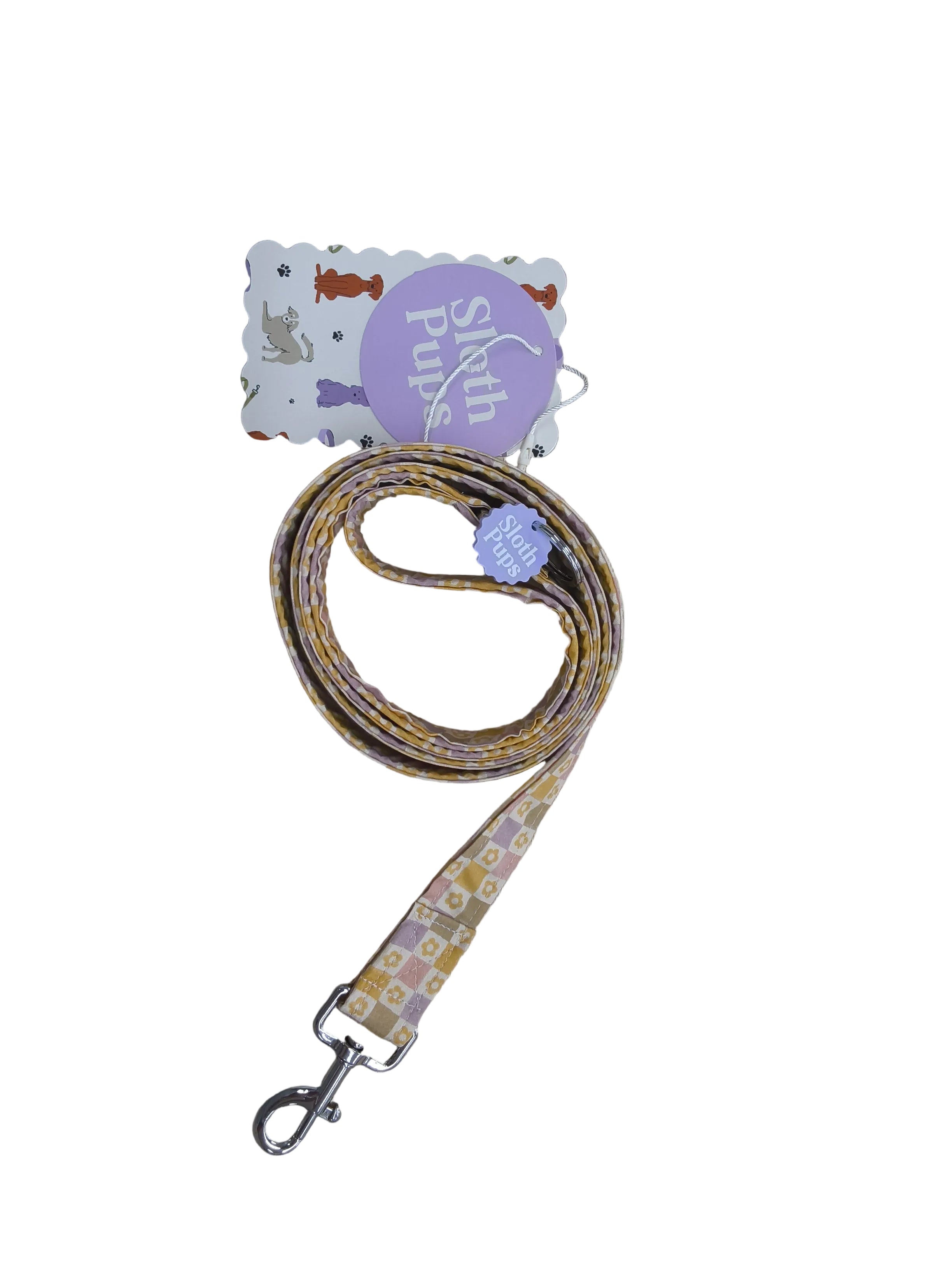 NATURAL CHECKER DAISIES LEAD – Treat Treat